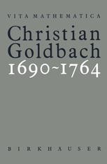 Christian Goldbach 1690–1764 | SpringerLink