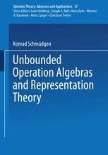 Unbounded Operator Algebras and Representation Theory | Springer Nature ...