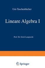 Lineare Algebra I | SpringerLink