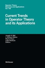 Current Trends in Operator Theory and its Applications | SpringerLink