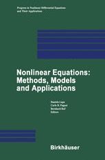 Nonlinear Equations: Methods, Models and Applications | SpringerLink
