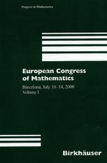 European Congress of Mathematics: Barcelona, July 10–14, 2000, Volume I ...