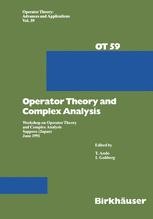 Operator Theory and Complex Analysis: Workshop on Operator Theory and ...