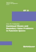 Continual Means and Boundary Value Problems in Function Spaces | SpringerLink