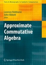 Approximate Commutative Algebra | SpringerLink