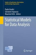 Statistical Models for Data Analysis | SpringerLink