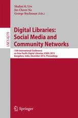 Digital Libraries: Social Media and Community Networks: 15th ...