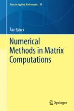 Numerical Methods in Matrix Computations | SpringerLink