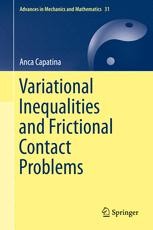 Variational Inequalities and Frictional Contact Problems | SpringerLink