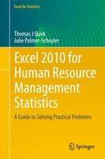 Excel 2010 for Human Resource Management Statistics: A Guide to Solving Practical Problems ...