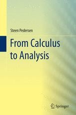 From Calculus to Analysis | SpringerLink