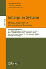 Enterprise Systems. Strategic, Organizational, and Technological ...