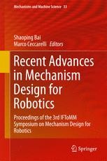 Recent Advances in Mechanism Design for Robotics: Proceedings of the ...