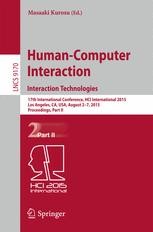 Human-Computer Interaction: Interaction Technologies: 17th ...
