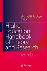 Higher Education: Handbook of Theory and Research | SpringerLink
