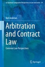 Arbitration and Contract Law: Common Law Perspectives | Springer Nature ...