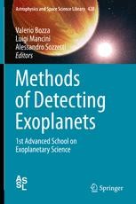 Methods of Detecting Exoplanets: 1st Advanced School on Exoplanetary ...