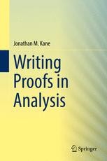 Writing Proofs in Analysis | SpringerLink