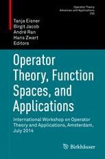 Operator Theory, Function Spaces, and Applications: International ...