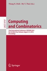 Computing and Combinatorics: 22nd International Conference, COCOON 2016, Ho Chi Minh City ...