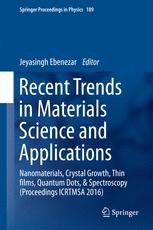 Recent Trends in Materials Science and Applications: Nanomaterials ...