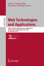 Web Technologies and Applications: 18th Asia-Pacific Web Conference ...