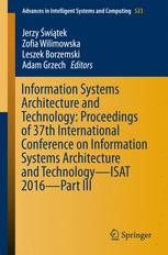 Information Systems Architecture and Technology: Proceedings of 37th ...