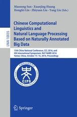 Chinese Computational Linguistics and Natural Language Processing Based ...