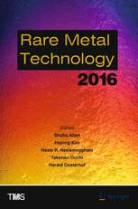 Rare Metal Technology 2016 | SpringerLink