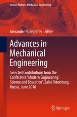 Advances in Mechanical Engineering: Selected Contributions from the ...