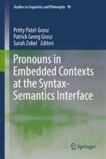 Pronouns in Embedded Contexts at the Syntax-Semantics Interface ...