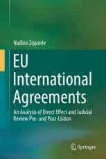EU International Agreements: An Analysis of Direct Effect and Judicial ...