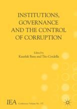 Institutions, Governance and the Control of Corruption | Springer ...