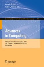 Advances in Computing: 12th Colombian Conference, CCC 2017, Cali ...