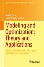 Modeling and Optimization: Theory and Applications: MOPTA, Bethlehem ...