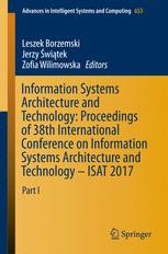 Information Systems Architecture and Technology: Proceedings of 38th ...