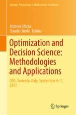 Optimization and Decision Science: Methodologies and Applications: ODS ...