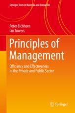 Principles of Management: Efficiency and Effectiveness in the Private ...