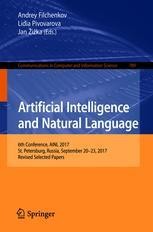 Artificial Intelligence and Natural Language: 6th Conference, AINL 2017 ...