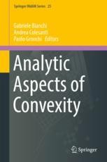 Analytic Aspects of Convexity | SpringerLink