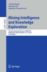 Mining Intelligence and Knowledge Exploration: 5th International ...
