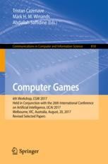 Computer Games: 6th Workshop, CGW 2017, Held in Conjunction with the ...