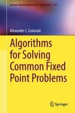 Algorithms for Solving Common Fixed Point Problems | SpringerLink