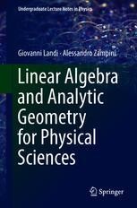 Linear Algebra and Analytic Geometry for Physical Sciences | SpringerLink