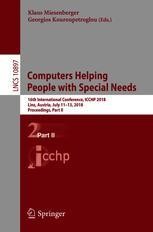 Computers Helping People with Special Needs: 16th International ...