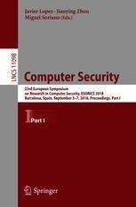 Computer Security: 23rd European Symposium on Research in Computer ...