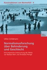 Normalismusforschung über Behinderung und Geschlecht: Eine empirische ...