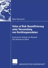 Value at Risk-Quantifizierung unter Verwendung von Hochfrequenzdaten ...
