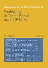 Einführung in Turbo Pascal unter CP/M 80 | SpringerLink