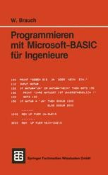 Programmieren mit Microsoft-BASIC für Ingenieure | SpringerLink